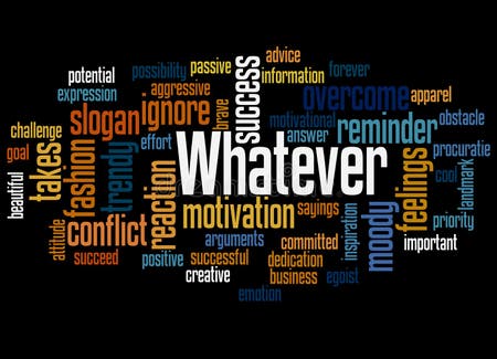 Whatever Word Cloud Concept 3 Stock Illustration - Illustration of ...