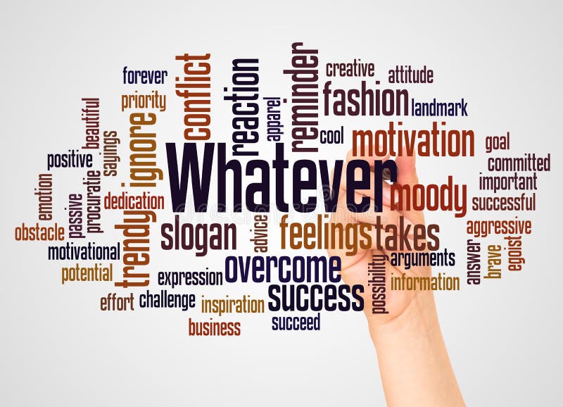 Whatever Hand Sign Vector Illustration by Crafteroks Stock Vector ...