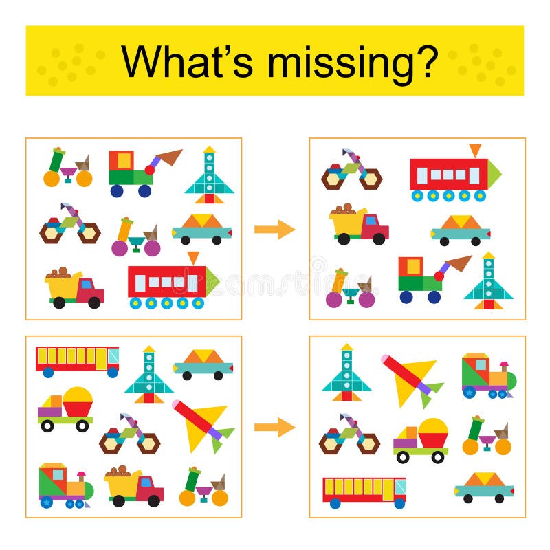 Puzzle Game for Kids. Task for the Development of Attention and Logic ...