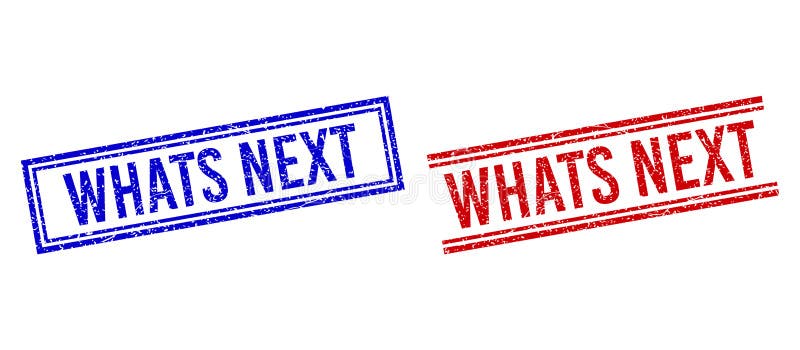 Scratched Whats Next Stamp and Right Arrow Autumn Mosaic Icon with Fall ...