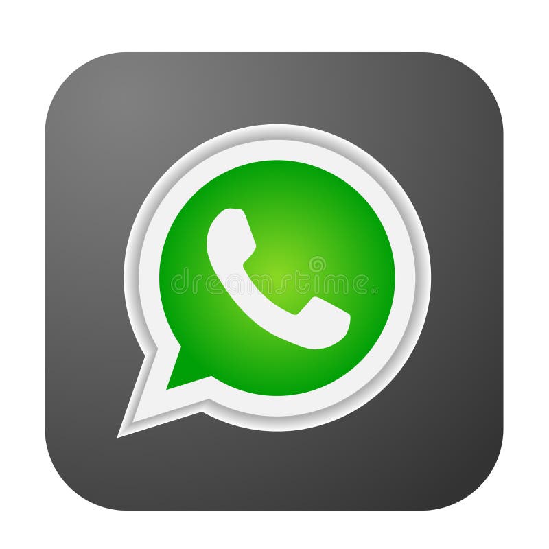 WhatsApp Icon Logo Element Sign Vector Mobile App on White Background ...