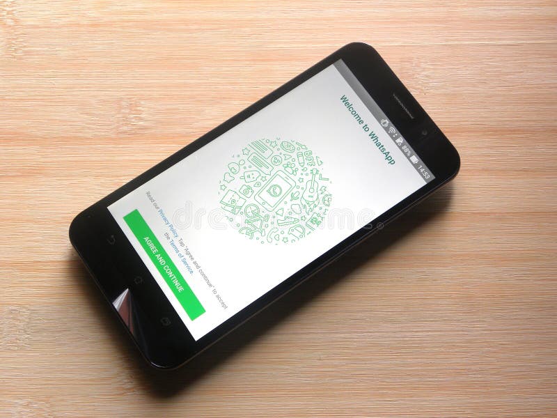 WhatsApp login editorial photo. Image of information - 153162156