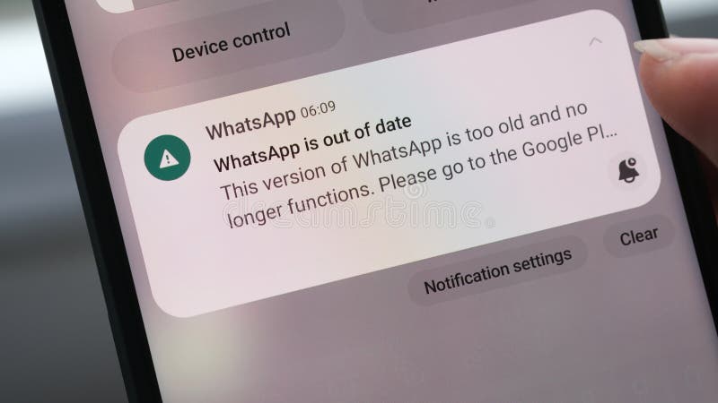 WhatsApp Beta Update Notification Editorial Photography - Image of ...