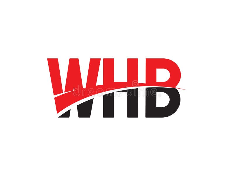 WHB Letter Initial Logo Design Vector Illustration Stock Vector ...
