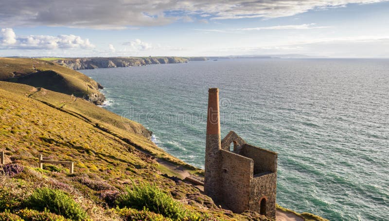 Wheal Coats Cornwall stock photo. Image of ruins, landscape - 216112256