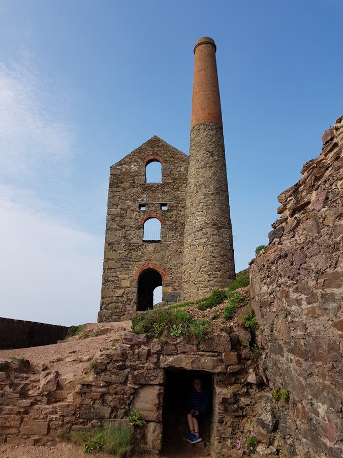 Wheal coates tin mine stock image. Image of wheal, cornish - 118364735
