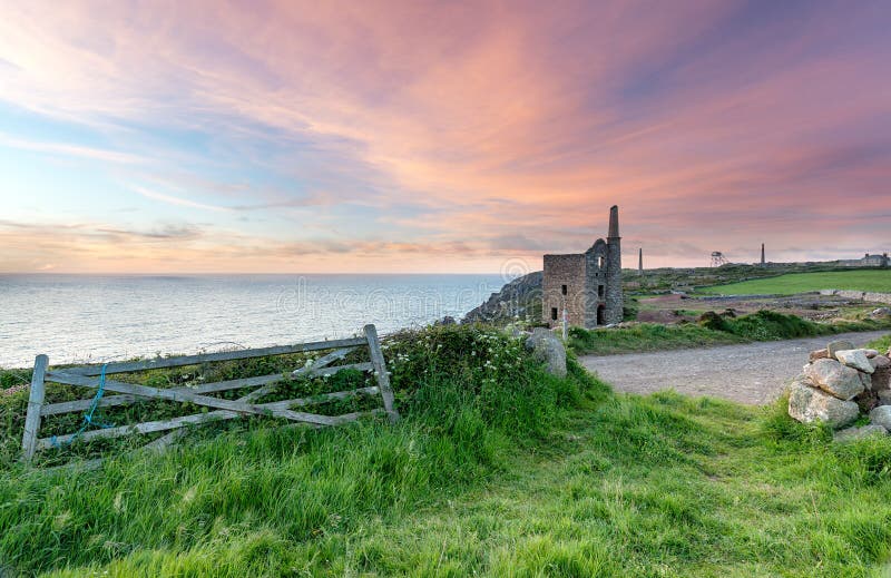 Wheal Owles Engine House stock photo. Image of engine - 61675420