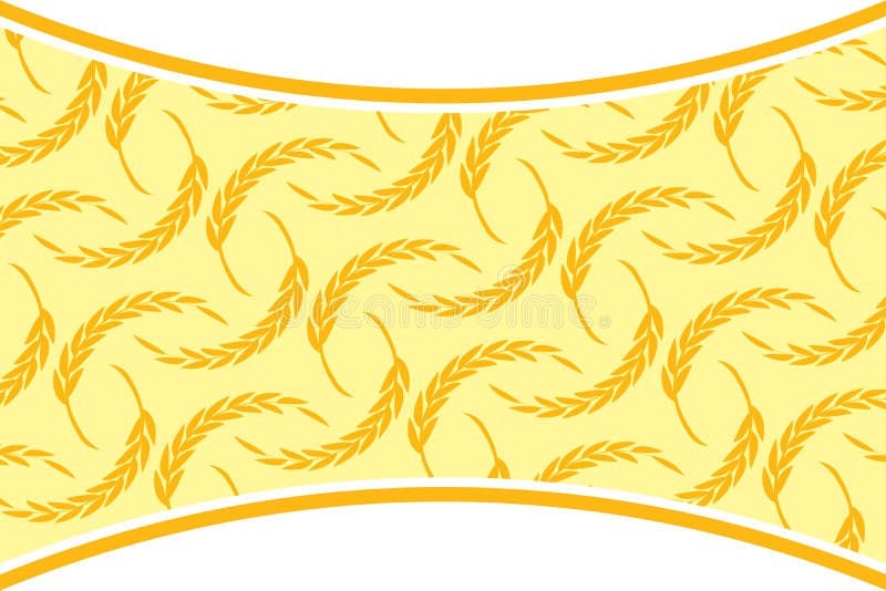 Wheat stock vector. Illustration of cream, flour, yellow - 10921036