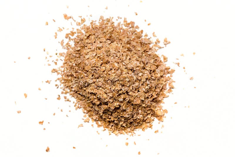 Wheat bran stock image. Image of bran, healthy, isolated - 76725605