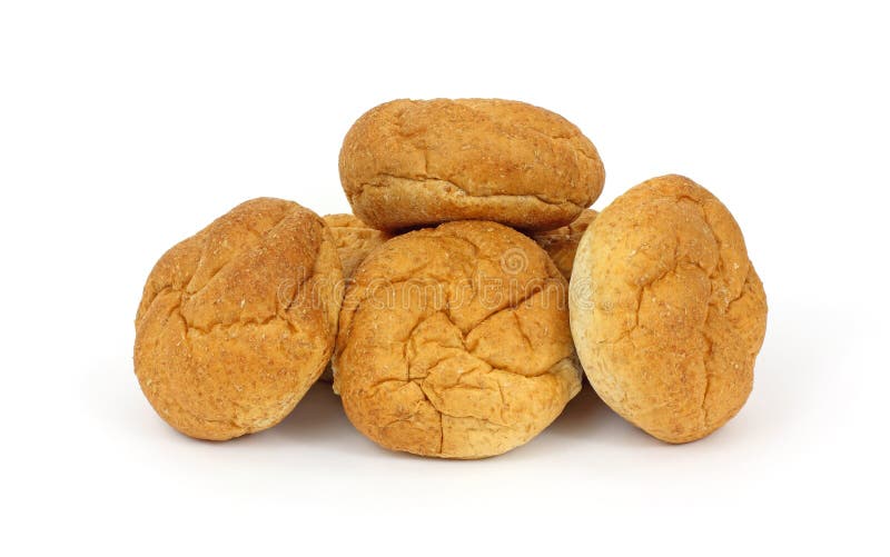 Wheat Bulky Rolls stock image. Image of sandwiches, wheat - 17107157