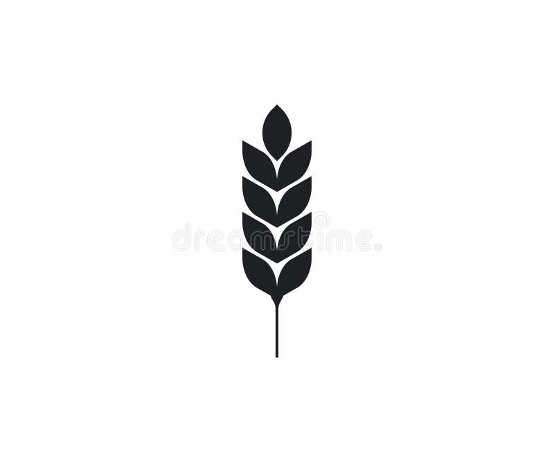 Wheat, Crop, Grain, Agriculture Icon. Vector Illustration, Flat Design ...