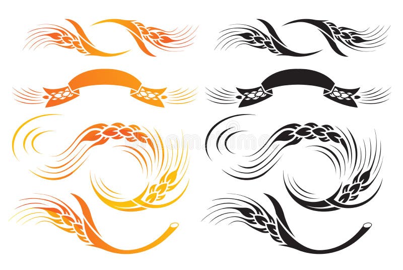 Wheat design stock vector. Illustration of blank, natural - 58335993