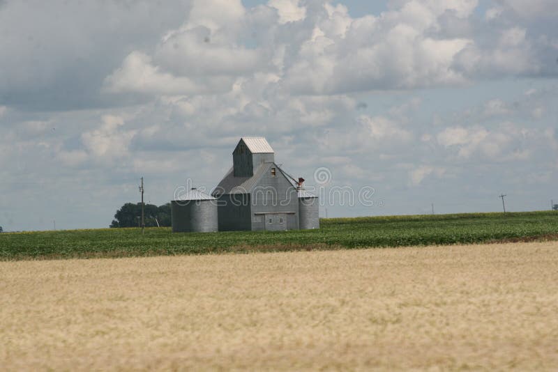 Wheat Field stock image. Image of barn, metal, building - 84623473