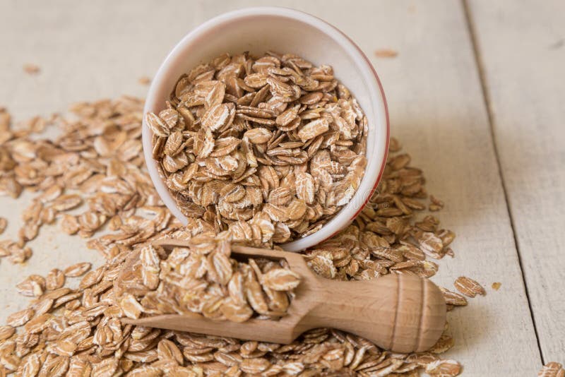 Wheat flakes stock photo. Image of flakes, pile, oats - 73810086