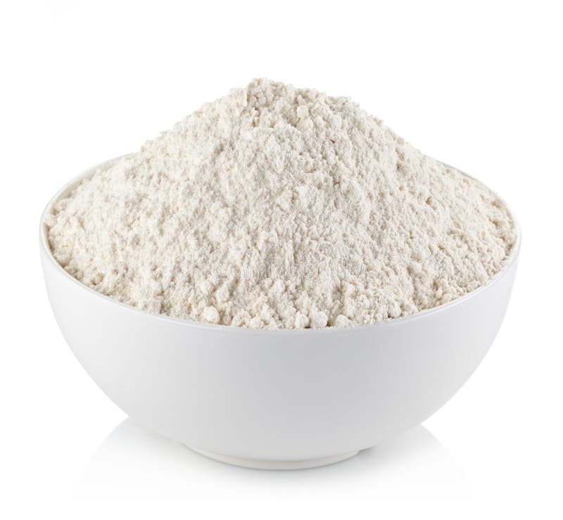 Wheat flour stock image. Image of bowl, fresh, natural - 35930587