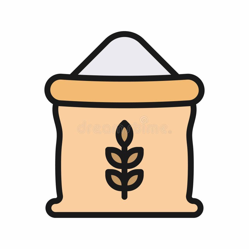 Wheat Flour Icon Vector Image. Stock Illustration - Illustration of ...
