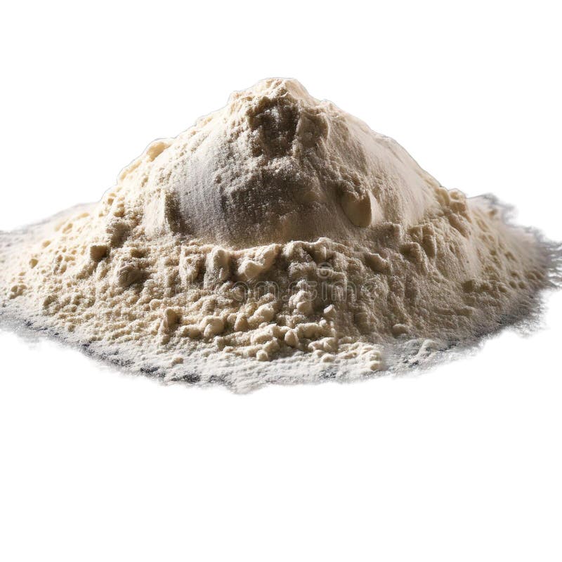 Wheat Flour Powder Food in a Pile Stock Illustration - Illustration of ...