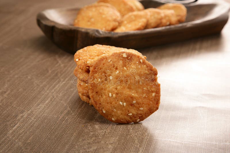 Wheat Flour Sweet Mathri or Atta Ki Meethi Mathri Stock Photo - Image ...