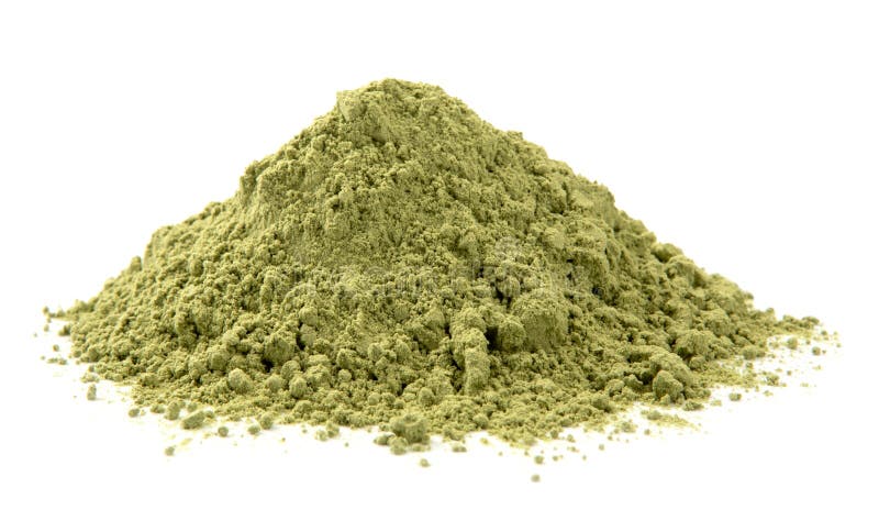 Wheat Germ Powder Isolated on White Background Stock Photo - Image of ...