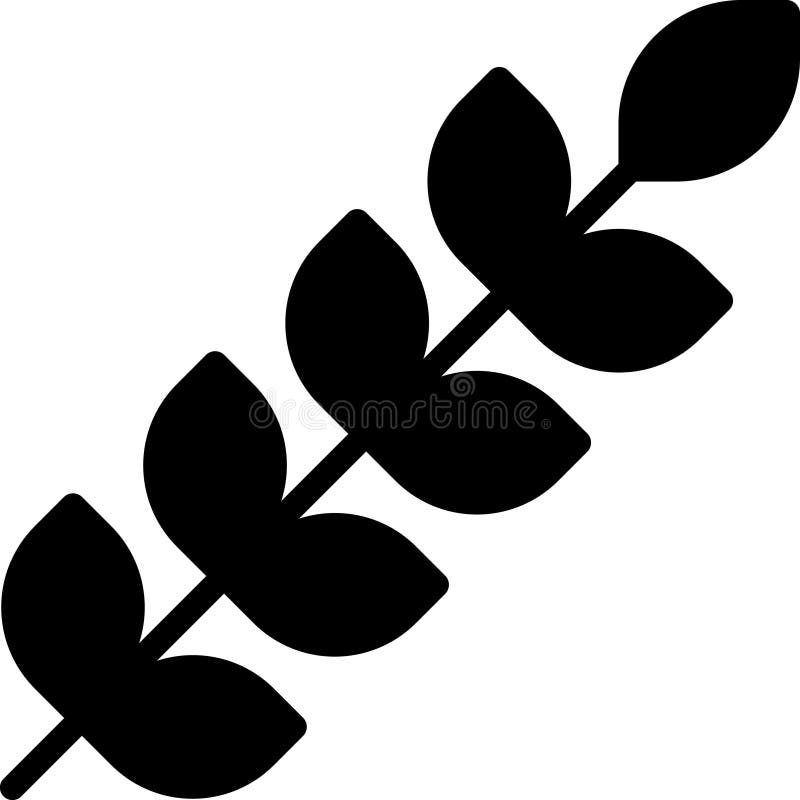 Wheat Grain Vector Glyph Icon. Modern Glyph Symbols. Collection of ...