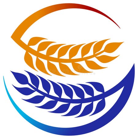 Illustrated Wheat Grains Logo Design Stock Illustrations – 26 ...