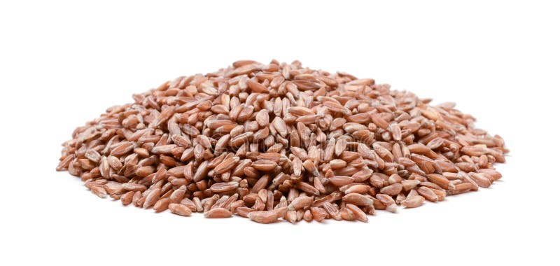 Wheat Heap or Pile Side View Isolated on White Background Stock Photo ...