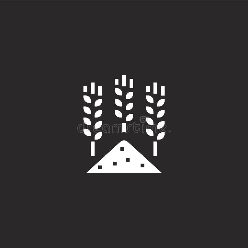 Wheat Icon. Filled Wheat Icon for Website Design and Mobile, App ...