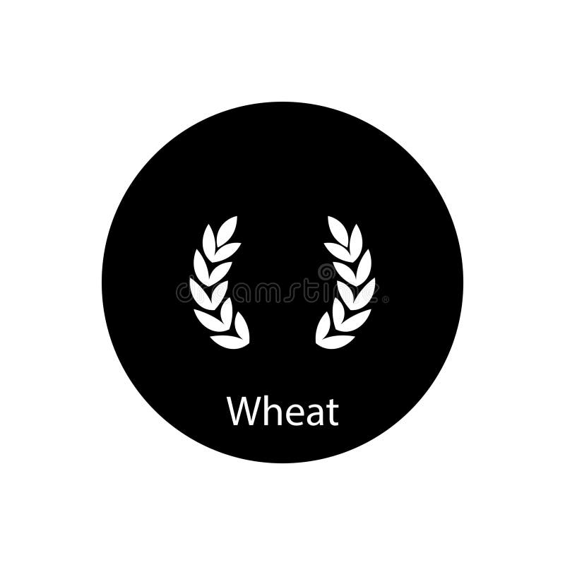 Wheat icon vector stock vector. Illustration of label - 288709666