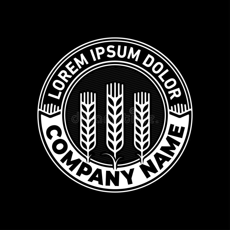 Black Wheat Logo
