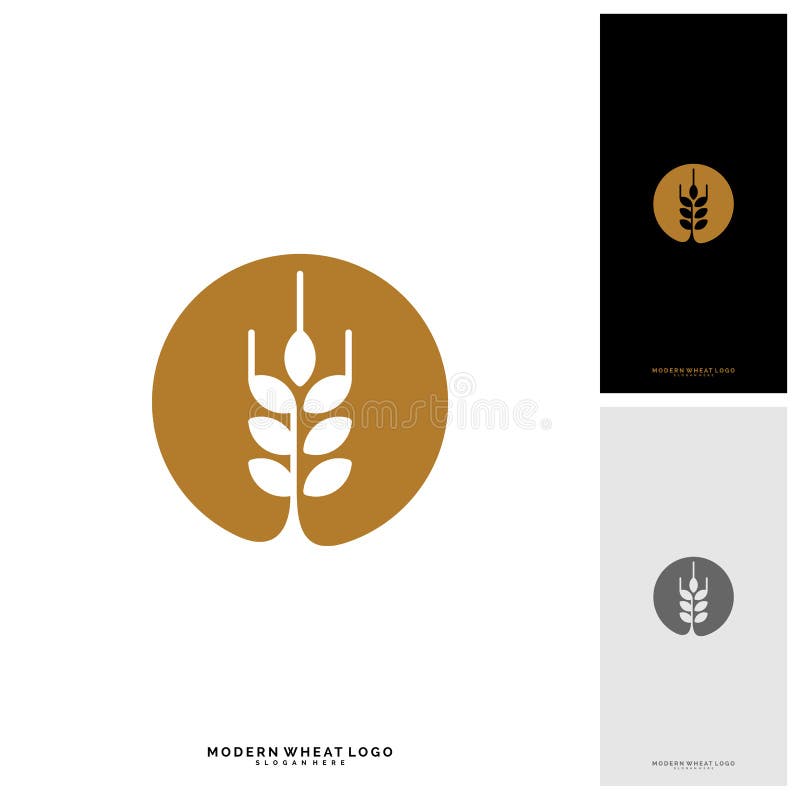 Wheat Luxury Grain and Bread Labels. Nature Wheat Stock Vector ...