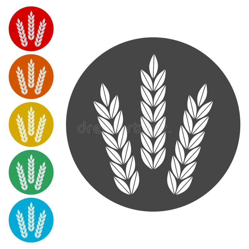 Wheat Sign - Vector Illustration Stock Vector - Illustration of ...