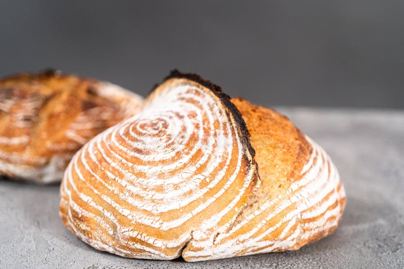 Wheat Sourdough Bread stock photo. Image of rustic, full - 271903376