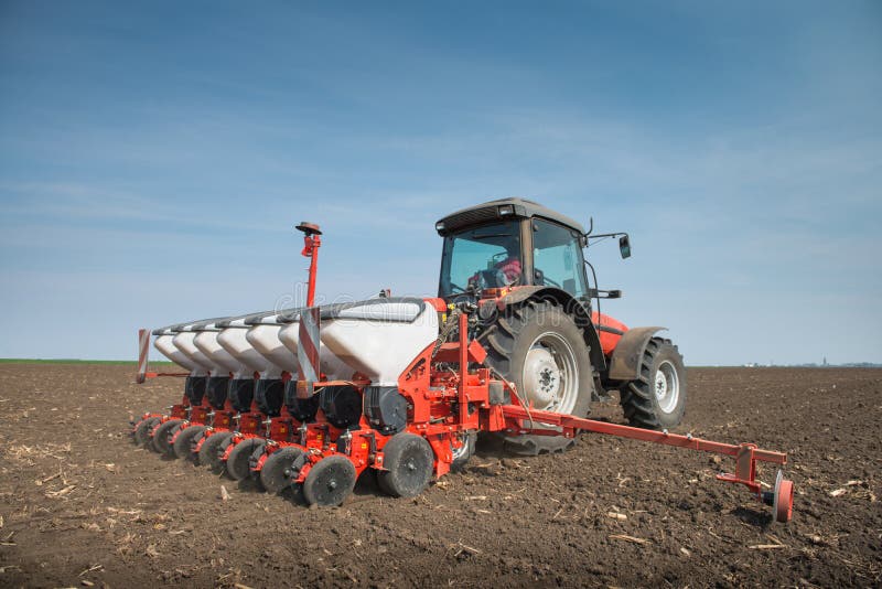 Wheat sowing stock image. Image of agronomy, sowing, outdoors - 39826291