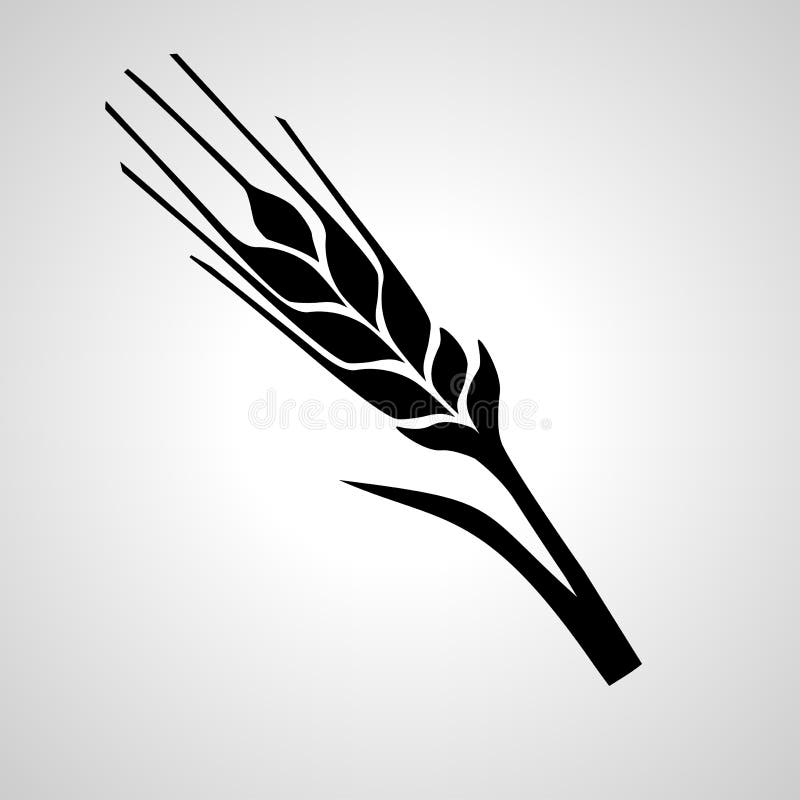 Wheat Line Icon. Wheat Linear Outline Icon Stock Illustration ...