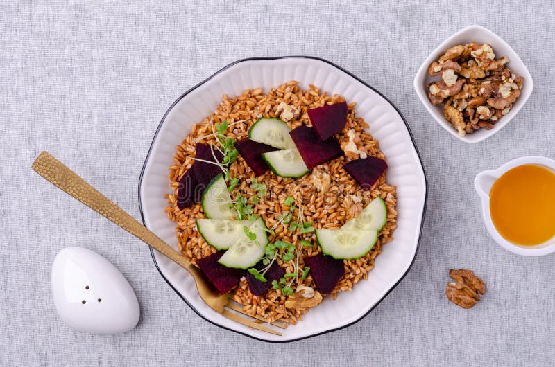 Wheat with vegetables stock photo. Image of grains, diet - 211071254