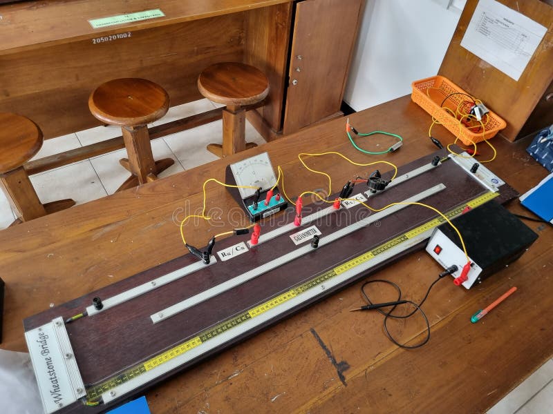 Wheatstone Bridge Used To Science Practice Stock Image - Image of ...