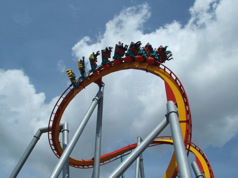 Wheeee of Fortune stock photo. Image of coaster, theme, ride - 92266