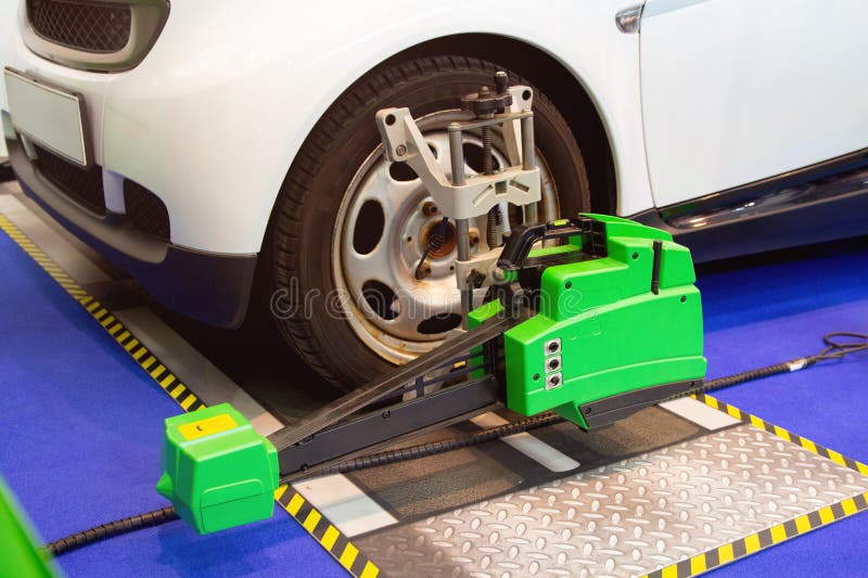 Wheel Alignment Adjustment Stand Stock Image - Image of axis ...