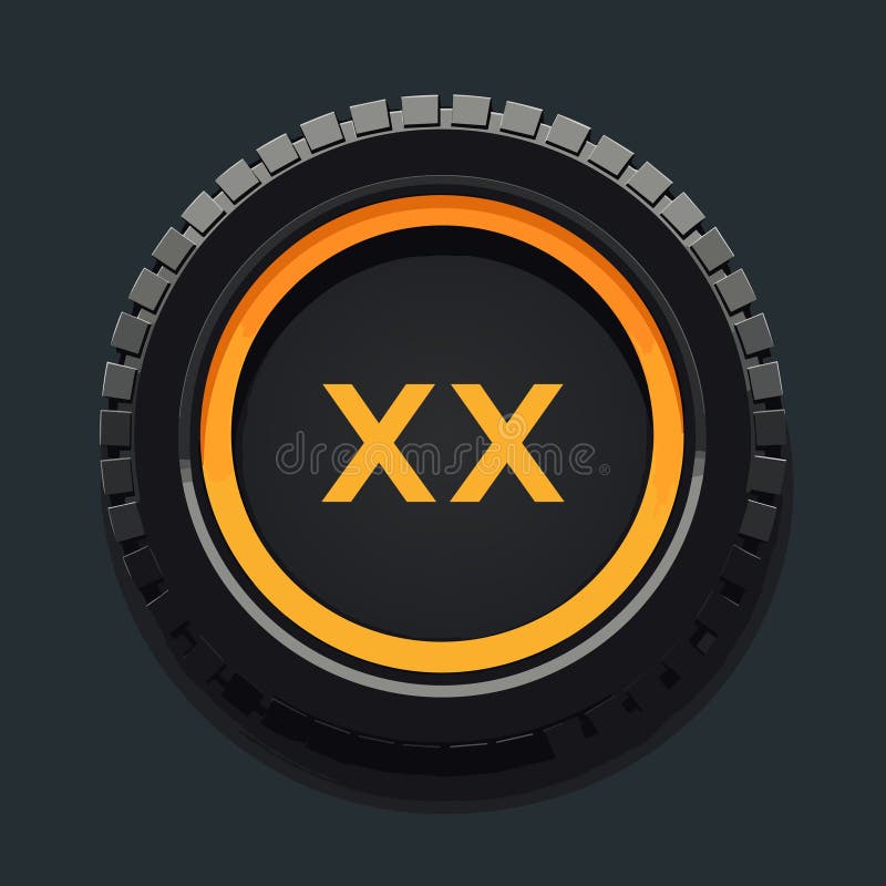 Wheel Alignment Service Filled Colorful Initial Logo Idea Stock Vector ...