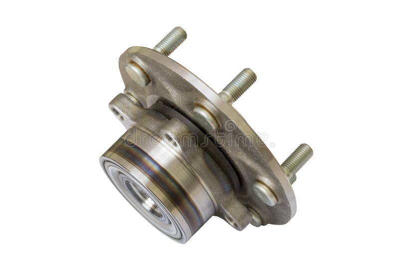 Wheel Bearing Kit for Car on White Stock Image - Image of ...