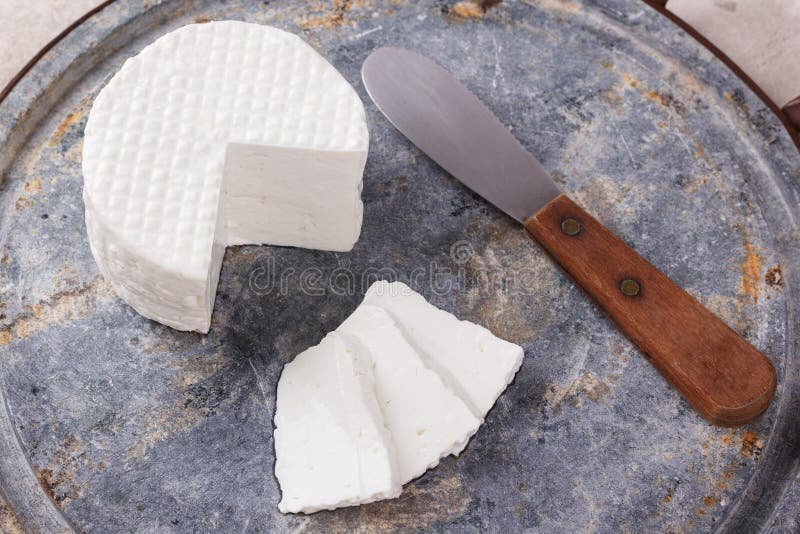 Wheel of Brazilian Traditional Cheese Minas Stock Photo - Image of ...