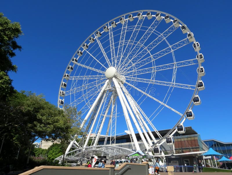 Wheel of Brisbane stock image. Image of park, carnival - 13688937