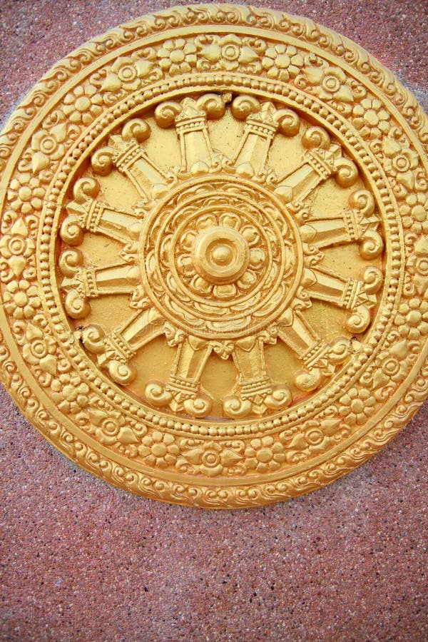 Wheel buddha stock photo. Image of iconic, pray, white - 58659770