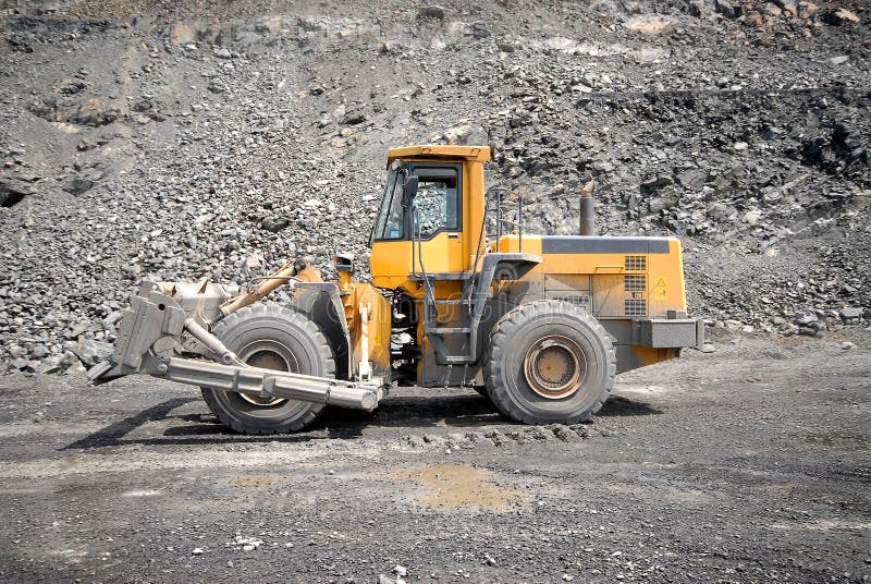 Wheel bulldozer stock image. Image of diesel, backhoe - 51082543