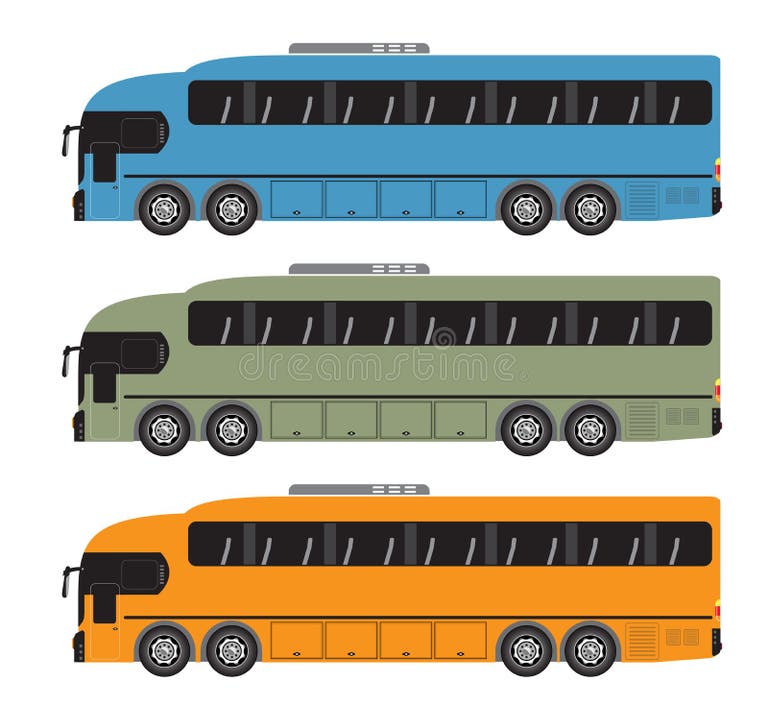 10 Wheel Bus Vector and Illustration Stock Illustration - Illustration ...