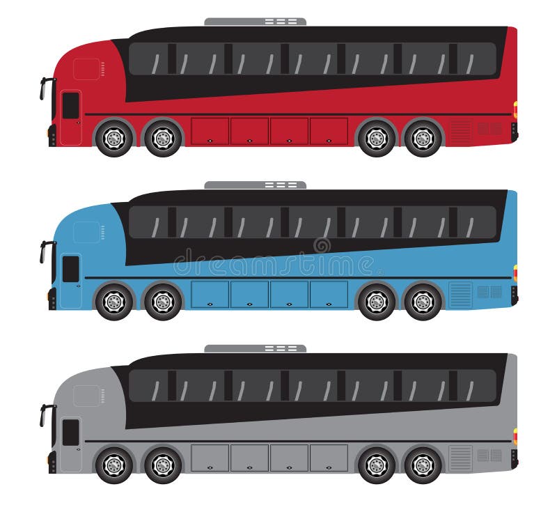 10 Wheel Bus Vector and Illustration Stock Illustration - Illustration ...