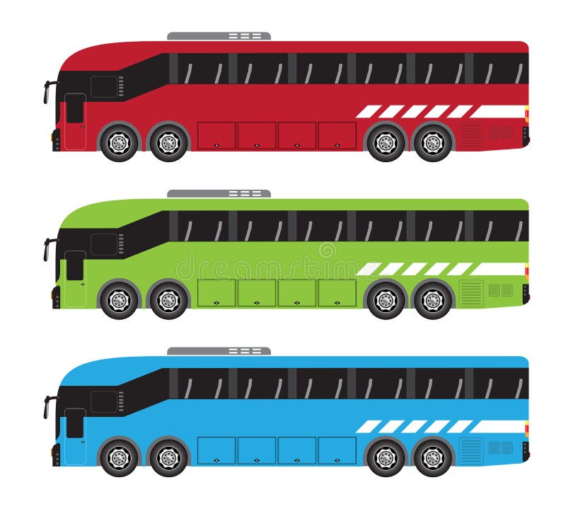 10 Wheel Bus Vector and Illustration Stock Illustration - Illustration ...