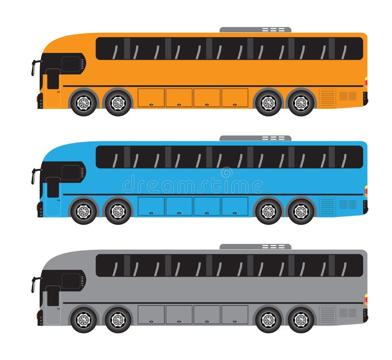 10 Wheel Bus Vector and Illustration Stock Illustration - Illustration ...
