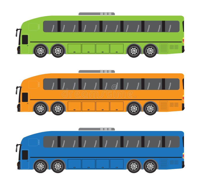10 Wheel Bus Vector and Illustration Stock Vector - Illustration of ...