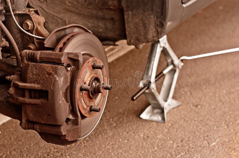 Wheel of a Car without Tire Stock Photo - Image of road, stop: 23621536